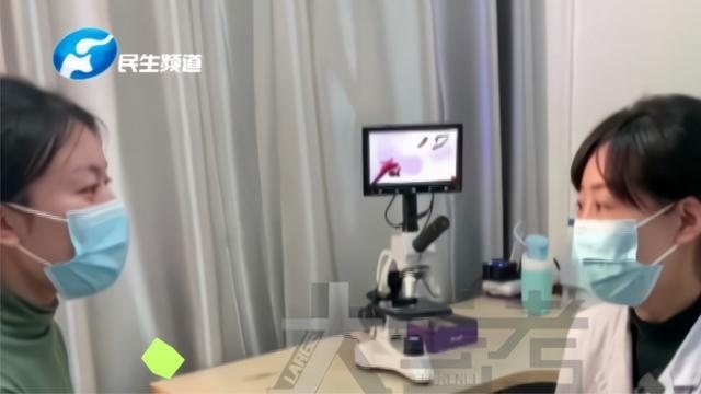 女子眼睛干涩发痒,医院一检查发现,眼睫毛里竟然有螨虫?