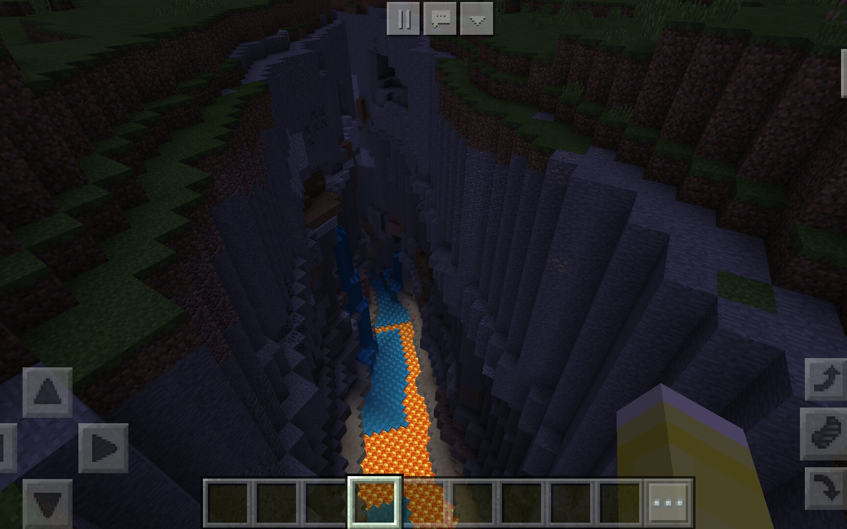 (我的世界)探索天然大峡谷!