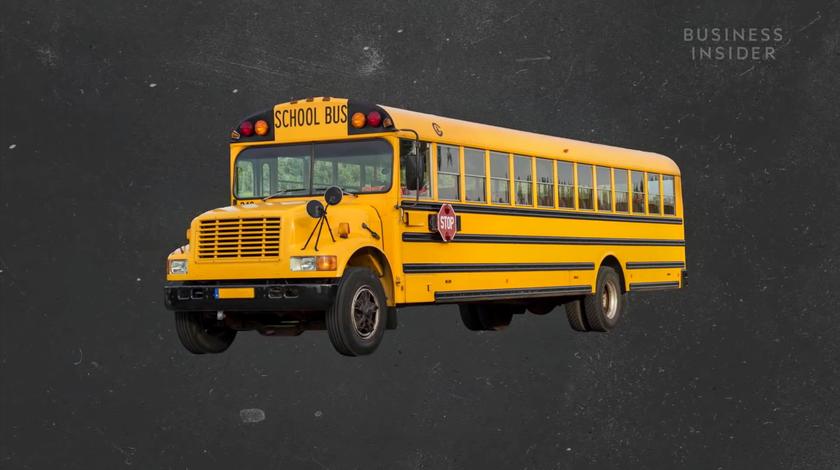美国最安全的地面交通工具:校车,为什么几十年外观不变?