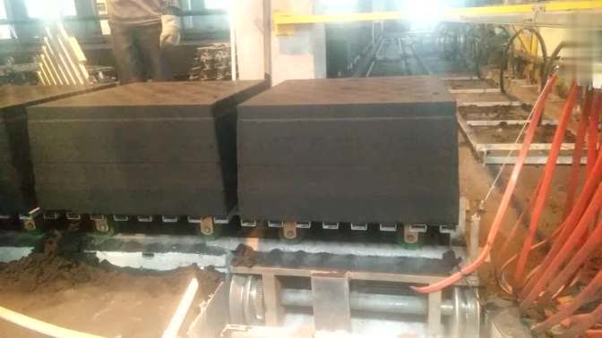 全自动造型机半自动流水线 常州巧捷铸造设备