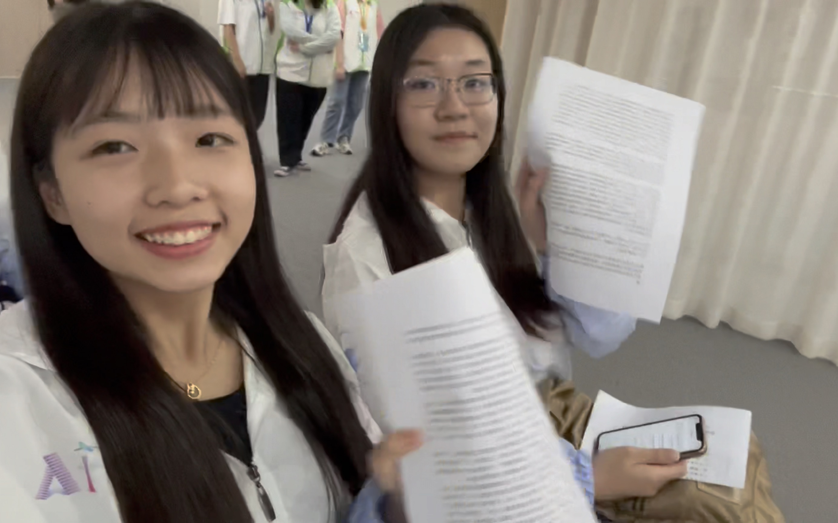 澳门大学法学生作为法院实习生代表发言