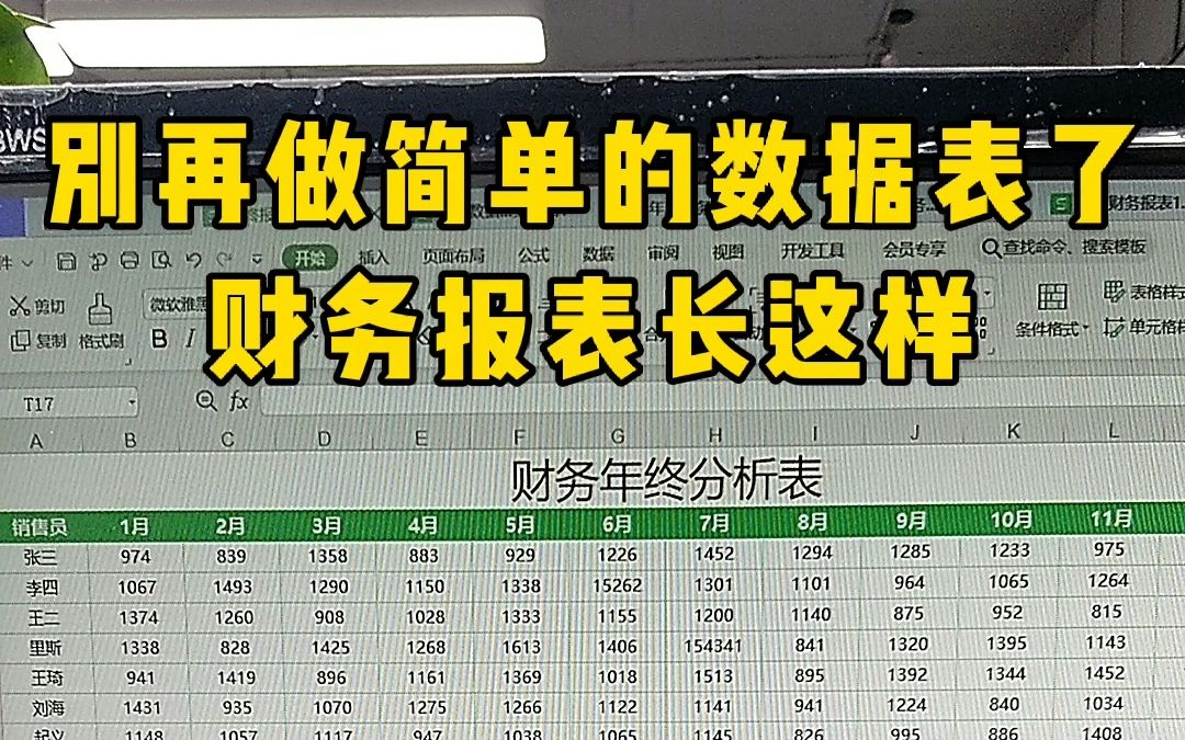 别再做简单的数据表了,财务报表长这样