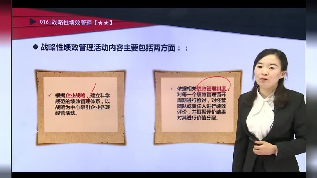 016 战略性绩效管理