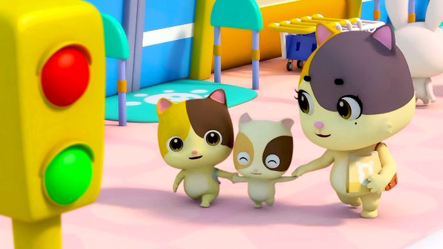 放学啦,如何带孩子安全过马路,这3分钟小动画告诉你