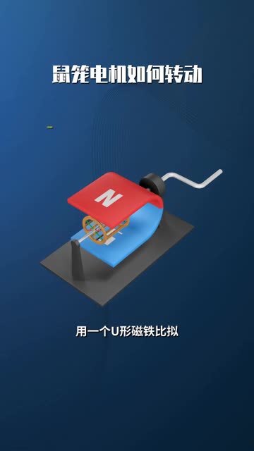 鼠笼电机转动原理