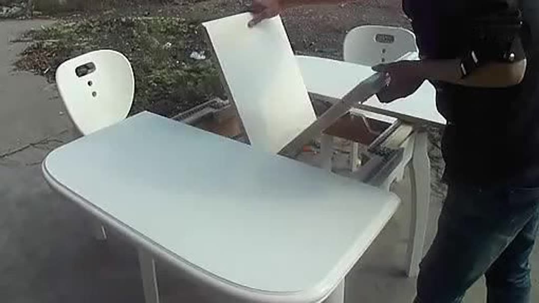 木头餐台轨 餐桌滑轨 伸缩餐台滑轨 伸缩餐桌 推拉餐桌