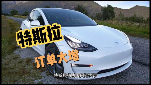 特斯拉新车订单大增