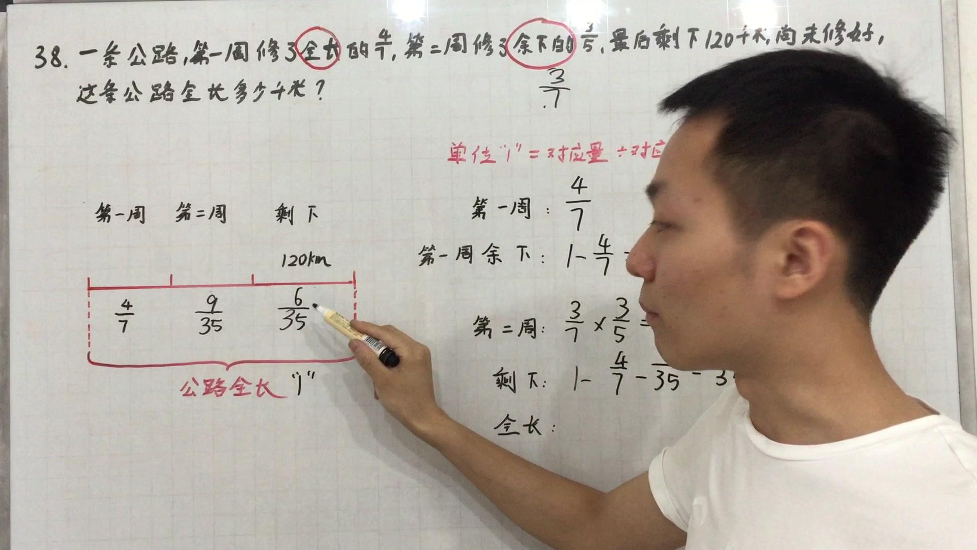 小学数学分数应用题60题第38题