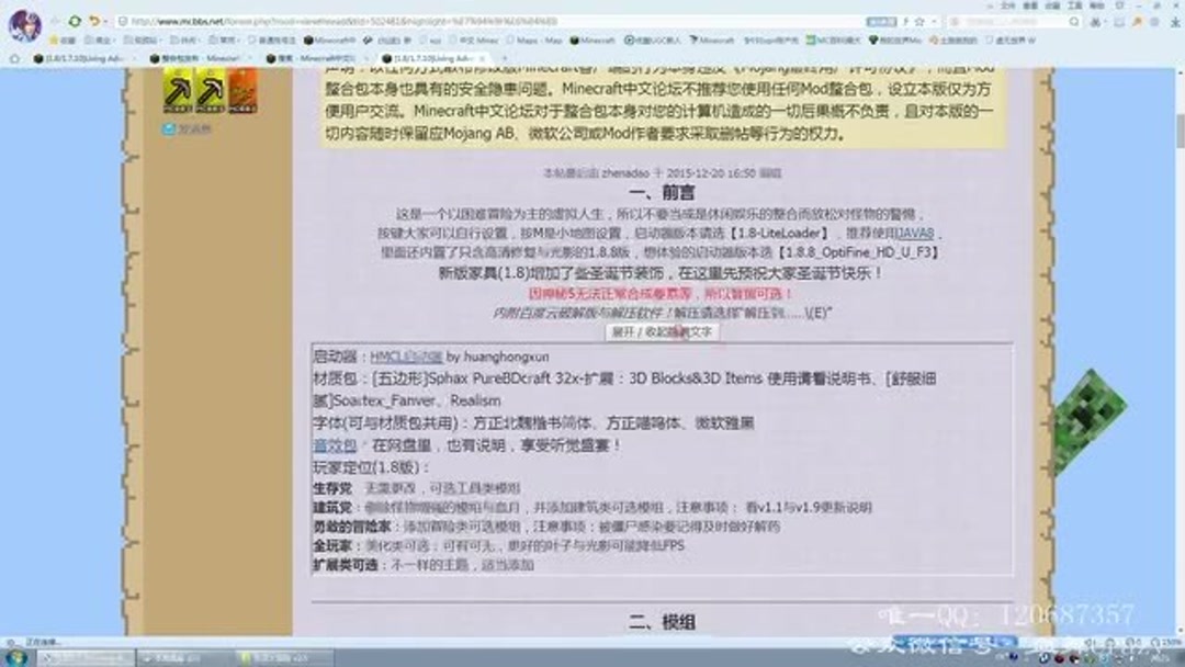 【血舞Crazy】我的世界生活大冒险1 那一夜