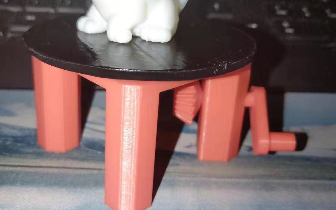 3D打印机制造solidworks设计之360°展示台