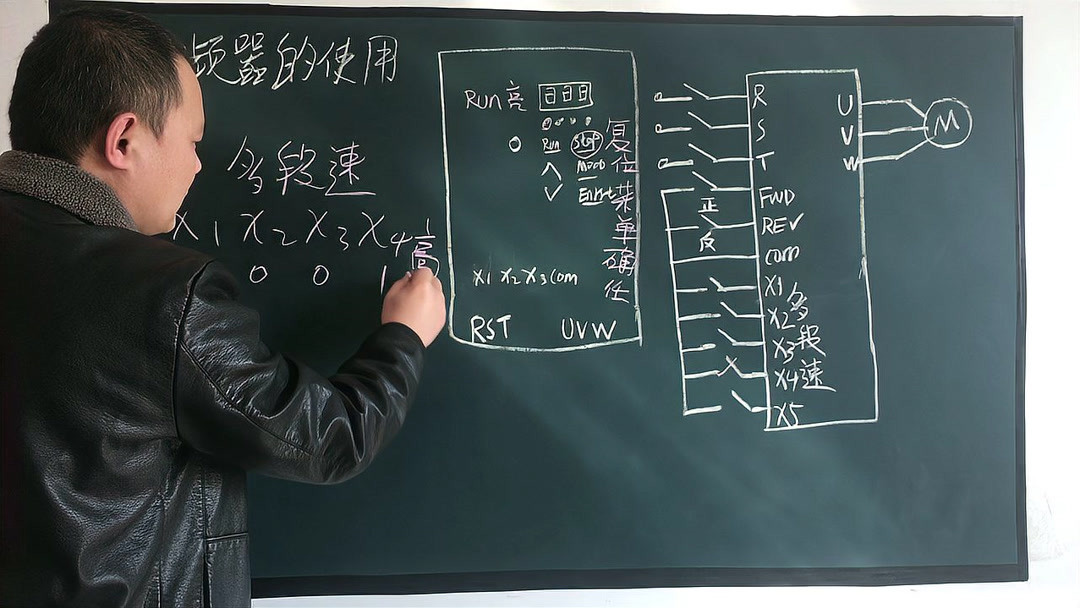 新手电工零基础学电工变频器接线端子讲解