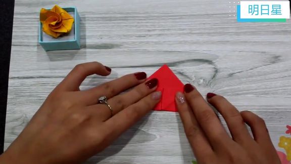 儿童手工制作大全_玫瑰花戒指折纸_戒指手工制作
