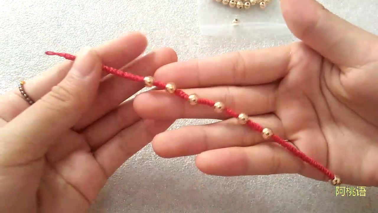 【编织】一根绳子两分钟学会做一条本命年手链,简单又好看,手工大师赛