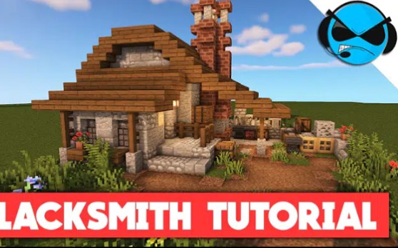 【BlueNerd Minecraft】我的世界铁匠之家教程 如何在Minecraft中建造