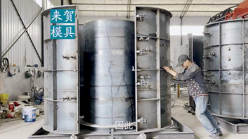 检查井钢模厂家生产的内收芯检查井模具 电力排水井模具 矩形排水