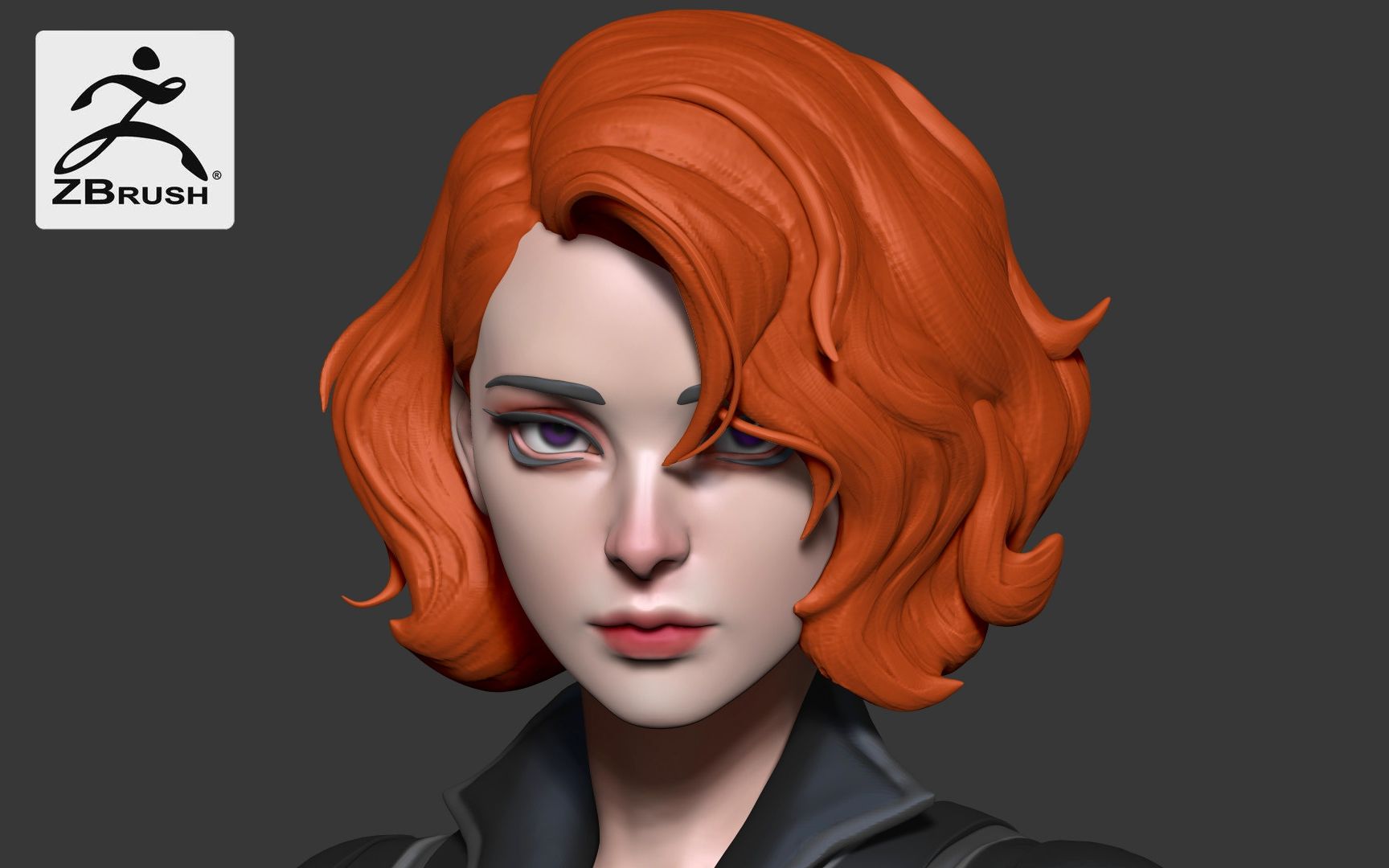 【3d角色建模】zbrush游戏角色建模教学 详细的角色头部雕刻技巧分享