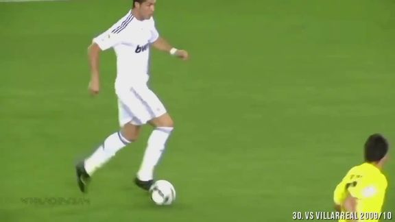 C罗精彩射门,对面都没有反应过来