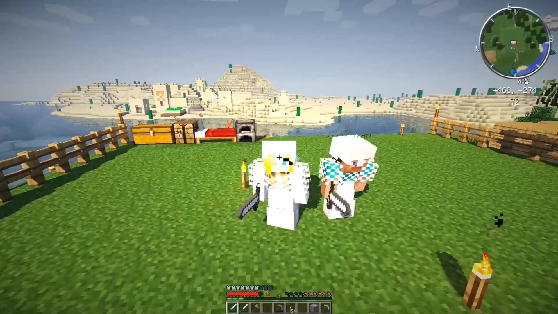 我的世界海贼王生存11:找到一个大的海贼船,希望里面有恶魔果实