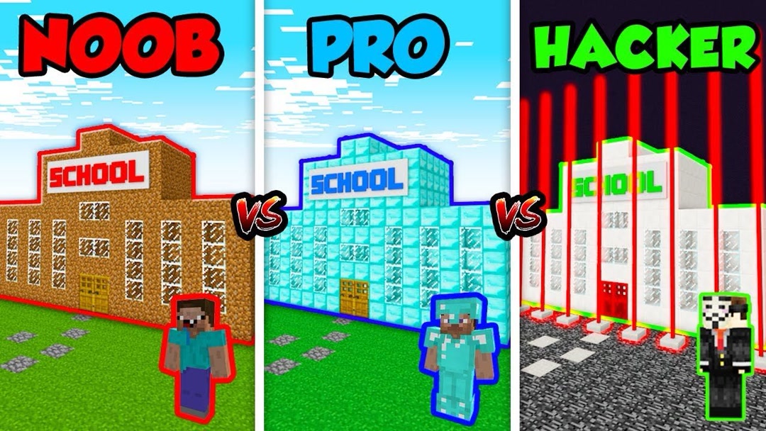 我的世界动画:“我的世界”中的学校的挑战