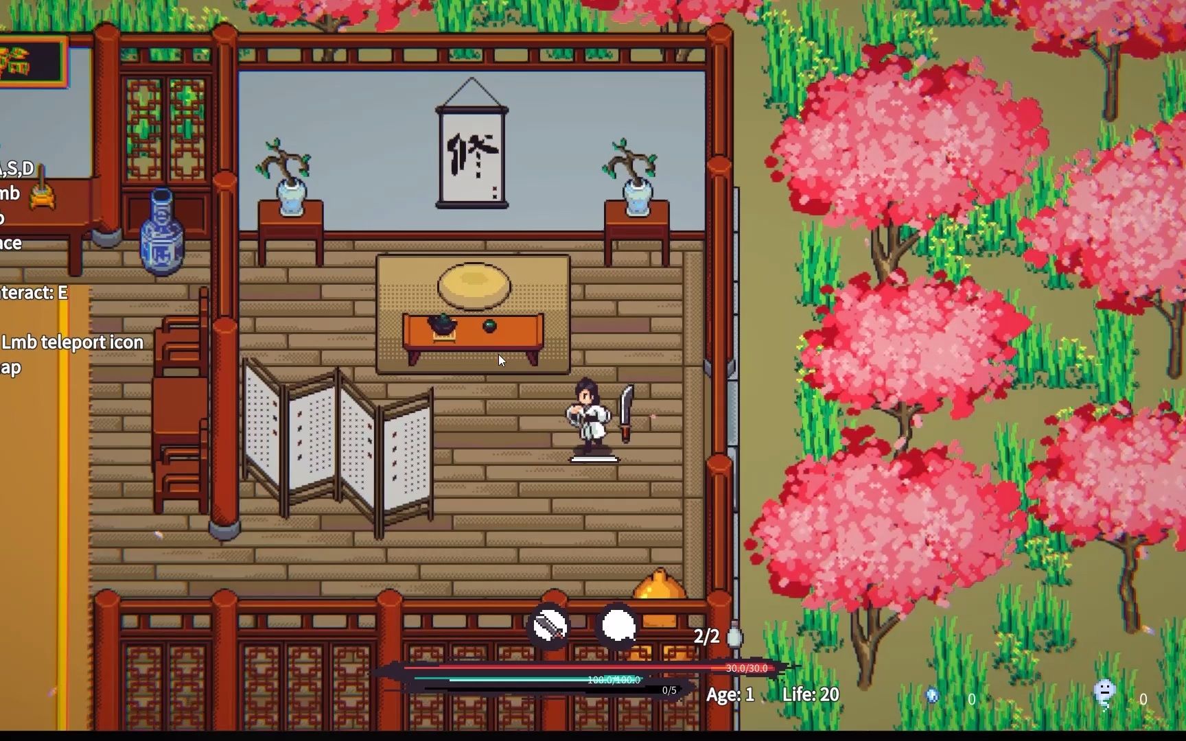 【独立游戏】两个人开发一年,仙侠风动作类肉鸽,修仙故事:轮回 游戏片段