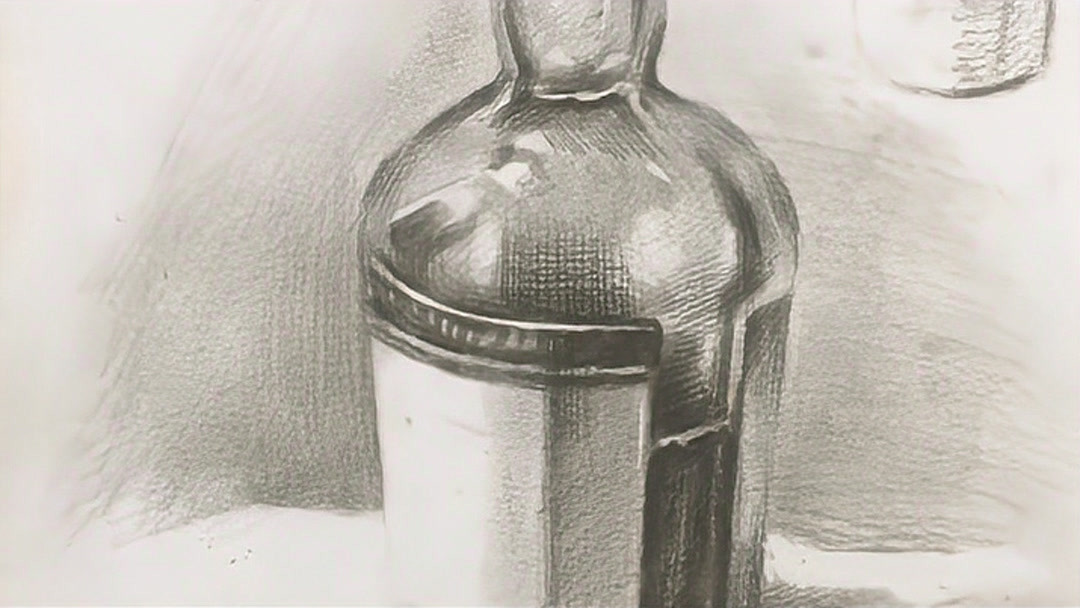 素描画法—玻璃质感