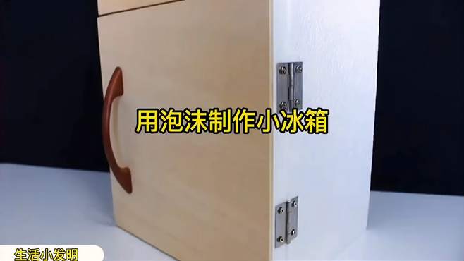 用泡沫箱自制小冰箱,温度能达到零下10度,制作简单实用