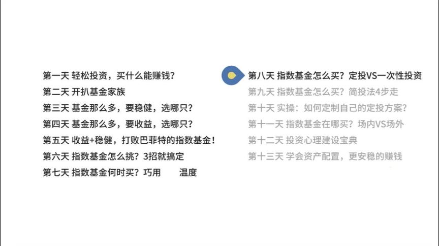 08指数基金怎么买,定投投资VS一次性投资