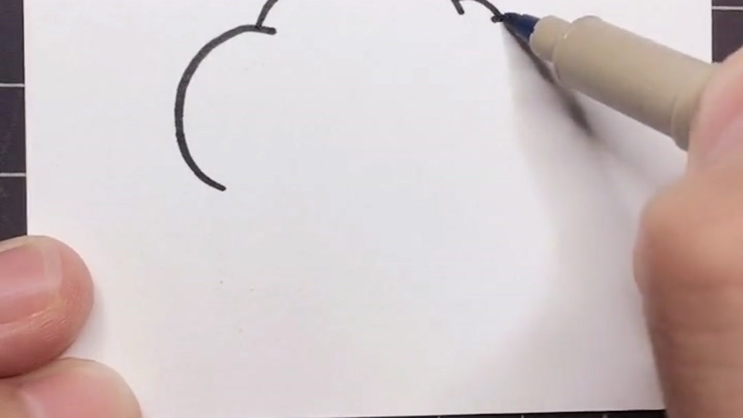 19秒教你画云朵,一看就会的那种