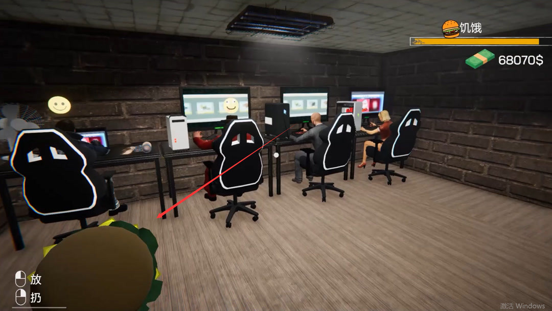 网吧模拟器:每天都忙忙碌碌的,开放了厨房有厨师可是跑腿更累啊