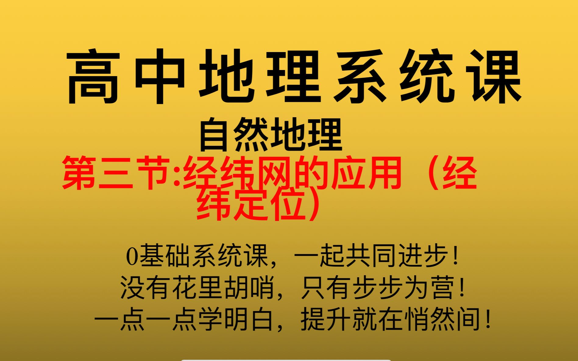 基础第三杀!经纬网的应用(定位)#高考地理#