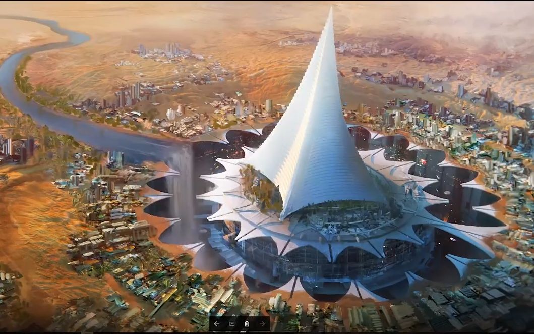 C4D教程 —— C4D +PS 超现实异时空科幻场景设计