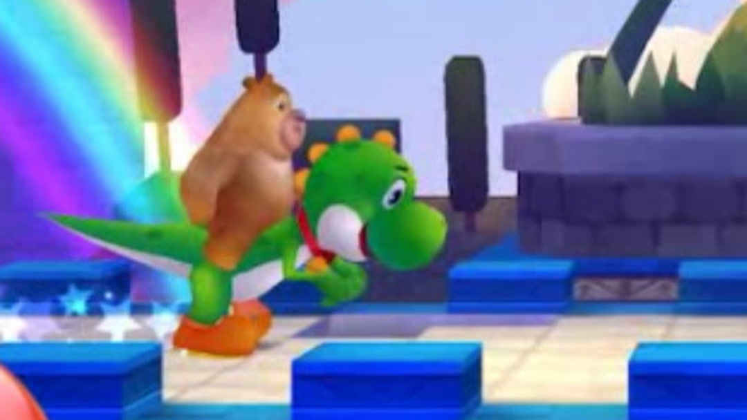 熊熊乐园之小熊二骑小恐龙快跑游戏