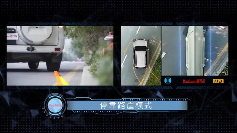 ...1080P无光夜视王全景倒车影像系统 丰田卡罗拉霸道普拉多凯美瑞雷凌