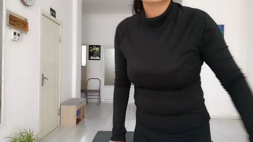 linda健身瑜伽 哈他瑜伽基础体式(六十四) 侧支架式