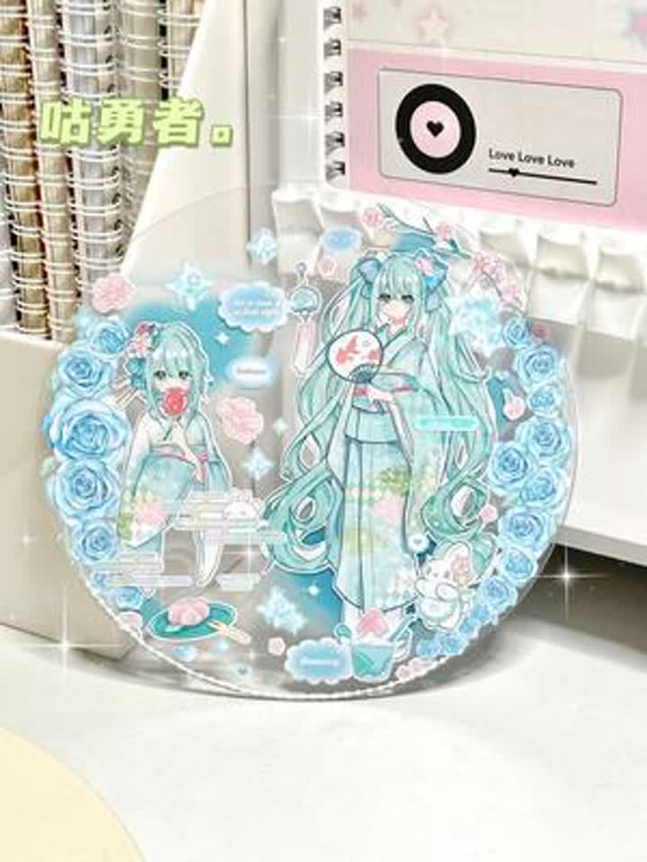 沉浸式咕卡咕卡!挑战30秒咕卡大圆盘!#咕卡新玩法 #咕卡贴纸 #咕卡盘 ...