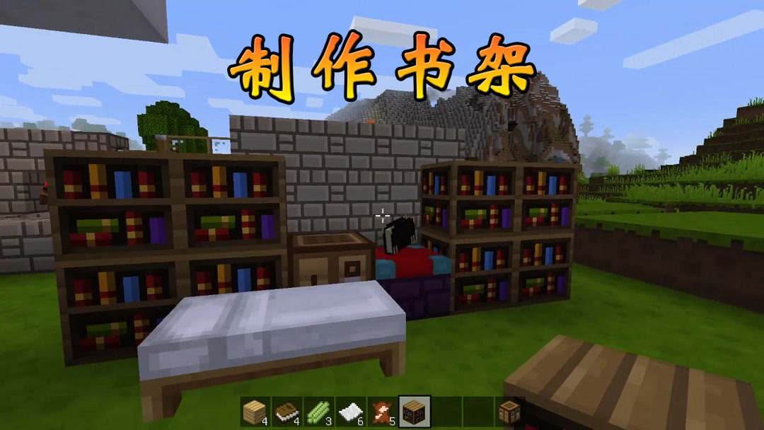 【王兔纸】我的世界:如何制作书架