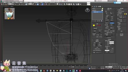 3Dmax/Unfold3d-小帆船模型制作教程。3d建模基础教程