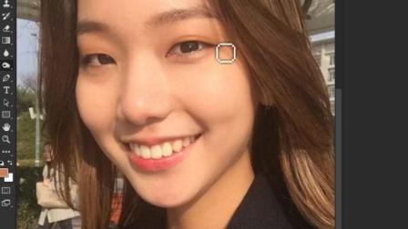 干货, ps技能学习, 如何给美女人物制作双眼皮效果