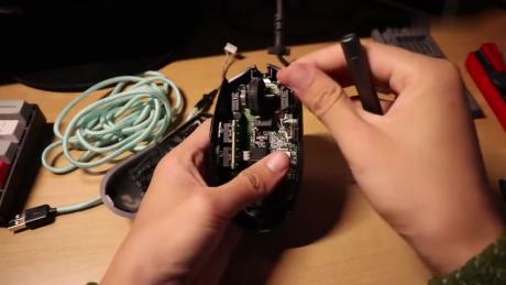 简单的鼠标伞绳线更换教程,3分钟换来无线体验