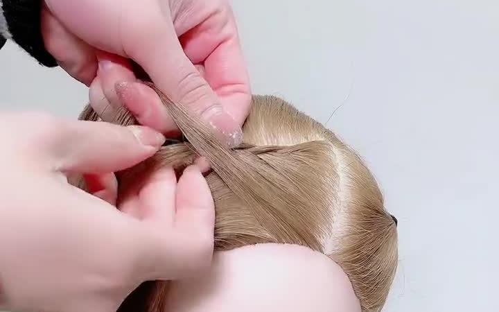 儿童演出编发教程,家有女儿赶快收藏吧创作灵感儿童编发