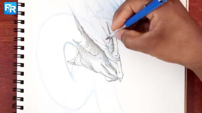 龙素描-概念艺术研究