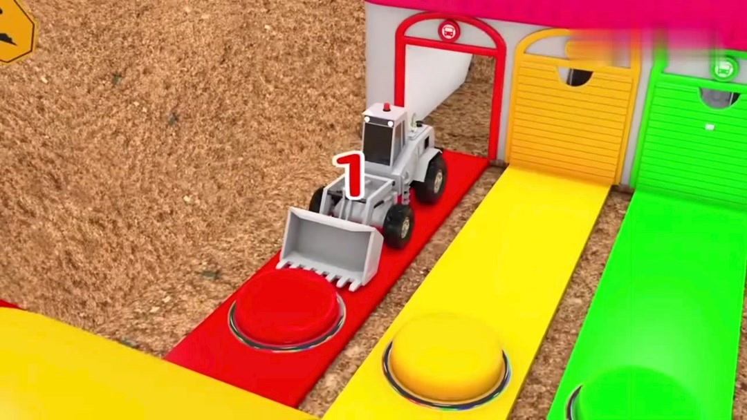 63创意折叠滑滑梯玩具模型