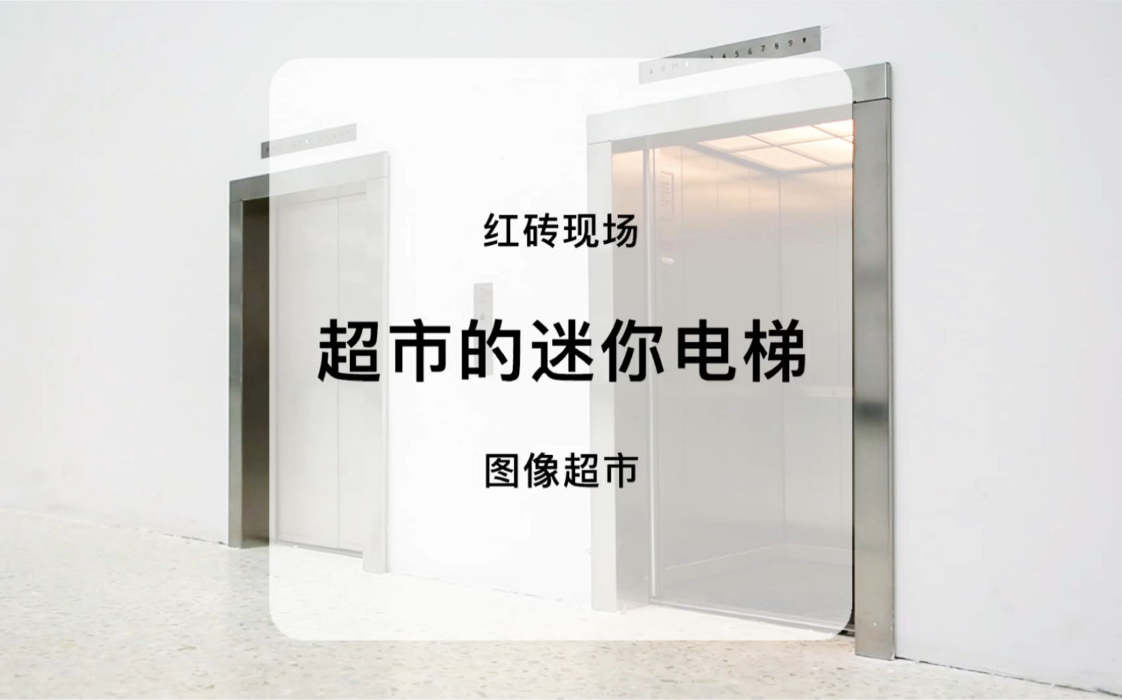 经过艺术家之手的迷你电梯,你见过吗?