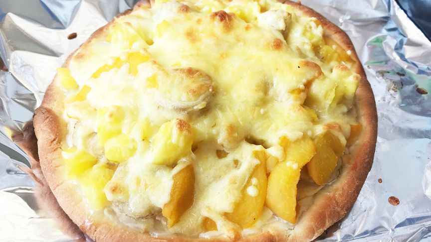 教你制作美味的水果披萨,你也可以做到,自制超简单