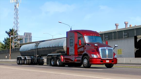 美国卡车模拟1.37测试版 FMOD声音/可开启的车窗/新挂车试玩