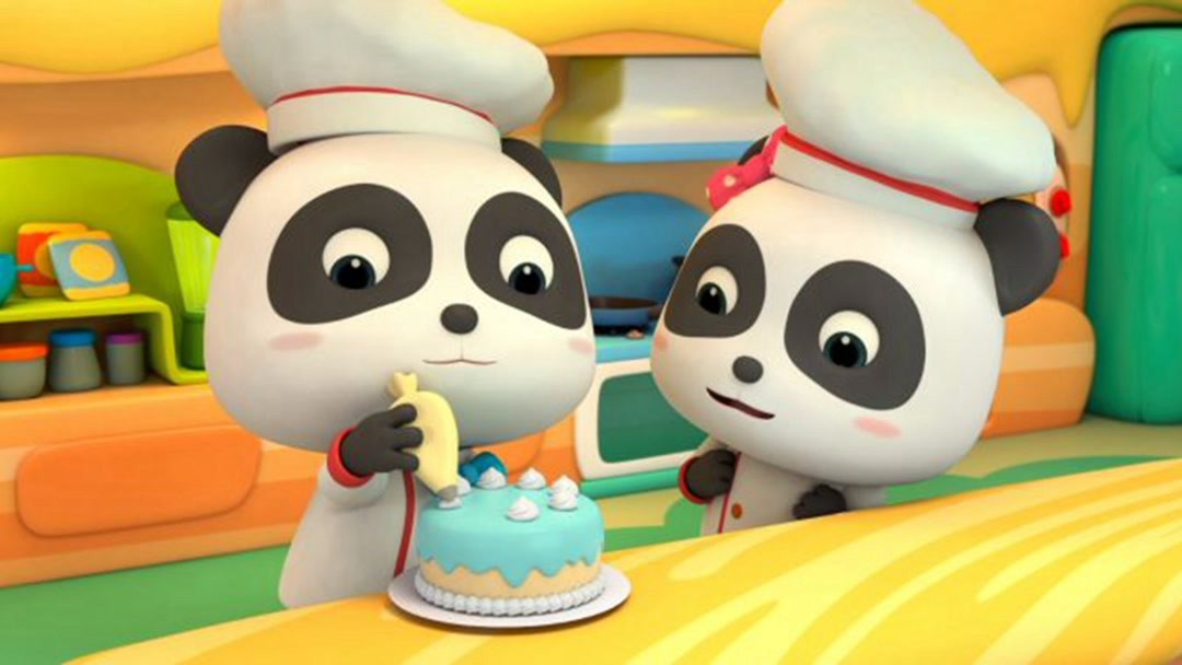 宝宝儿歌:双层巴士宝宝巴士简笔画