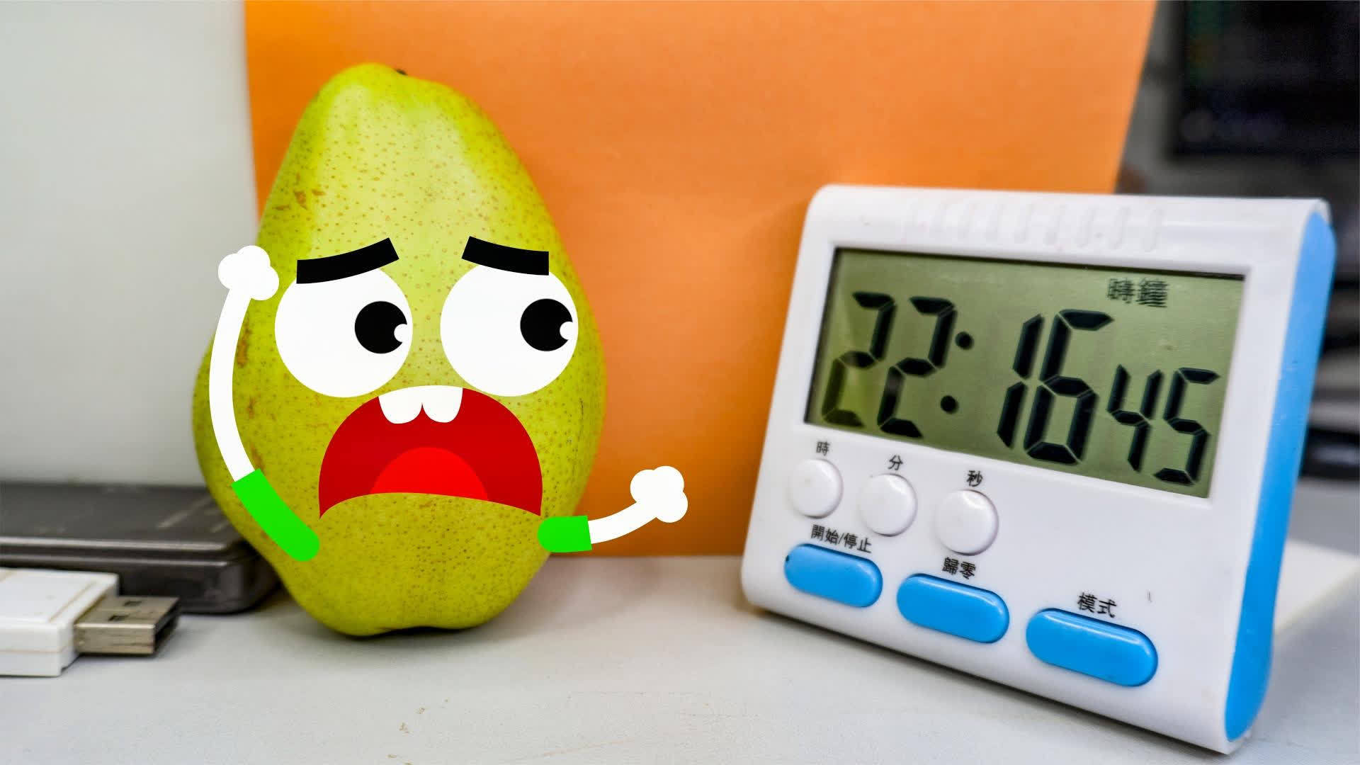 梨子会说话,但智商低,连数码时钟都不认识,奇趣爆笑动画