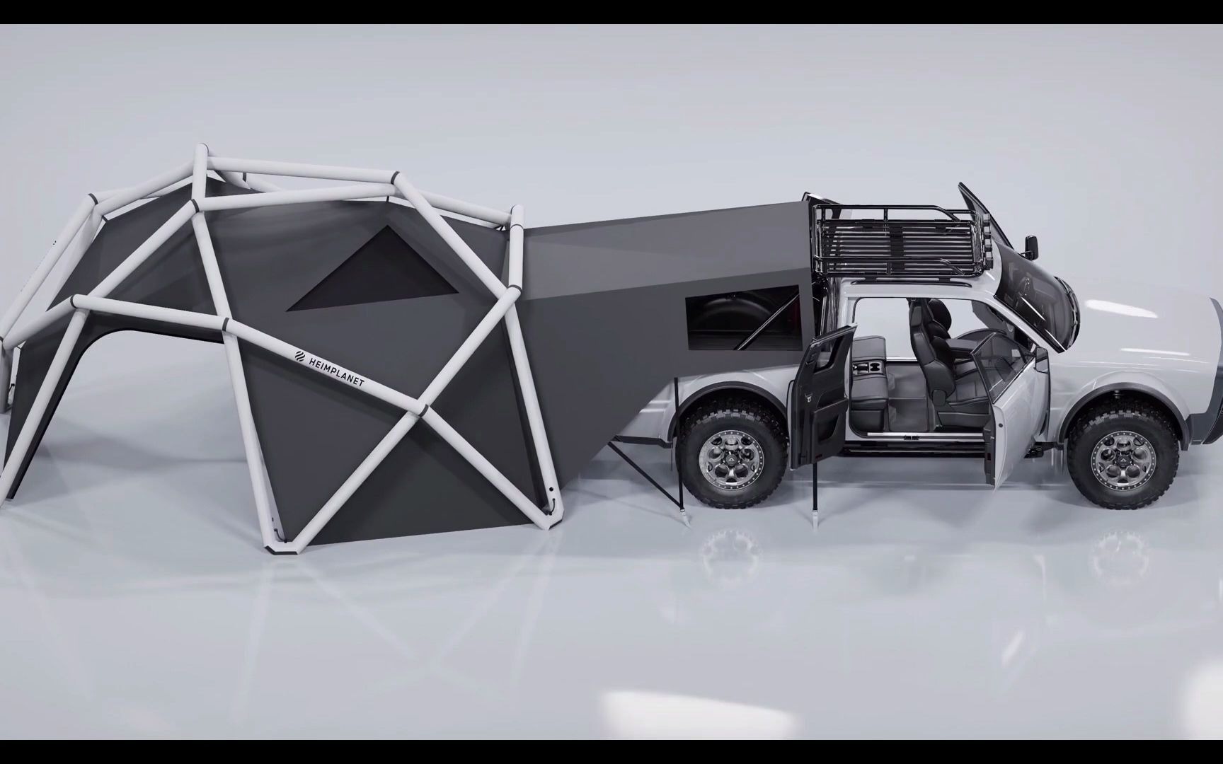 Alpha Motors打造电动皮卡露营车,是否应该考虑野外充电难问题