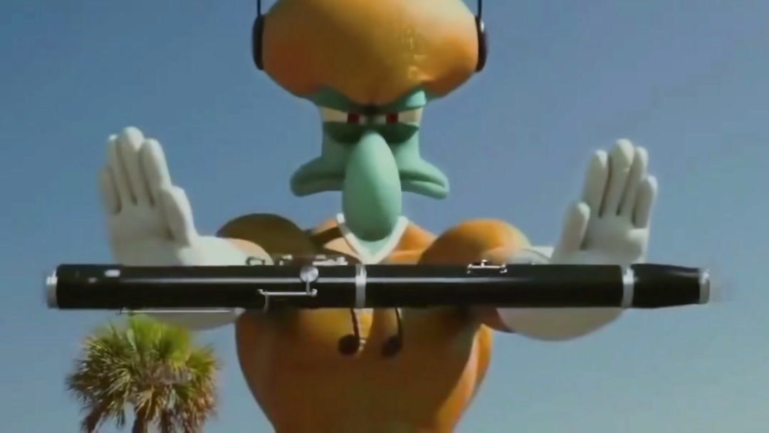 海绵宝宝大电影动画:章鱼哥使用秘密武器!海盗被吓跑了!