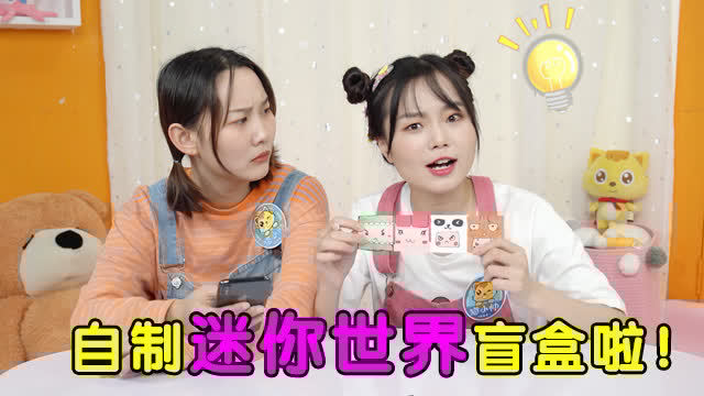 猫小帅魔法家族:自制迷你世界盲盒啦!简单又炫酷